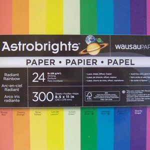 ASTROBRIGHTS | Office | Astrobrights Radiant Rainbow Paper | Poshmark